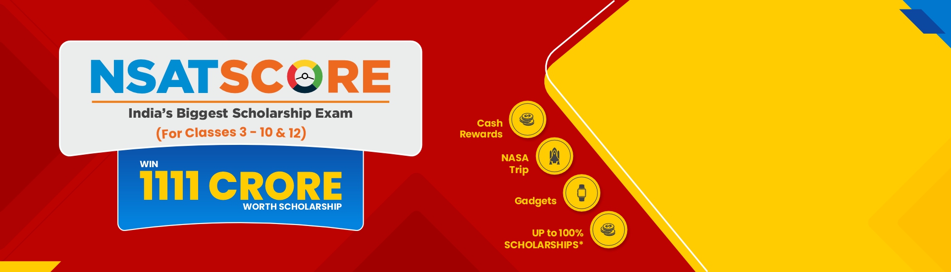 NSATSCORE- Biggest scholarship exam of India